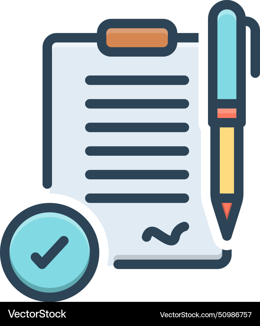 Consent Royalty Free Vector Image - VectorStock