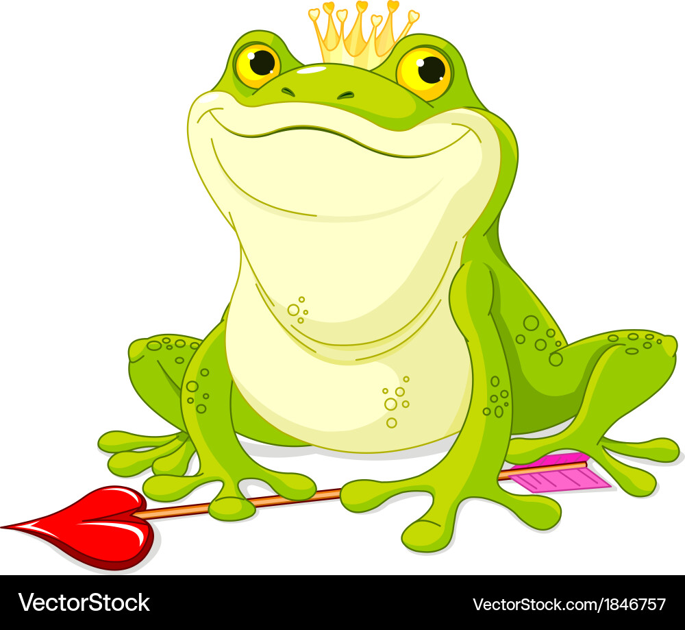 Frog prince Royalty Free Vector Image - VectorStock