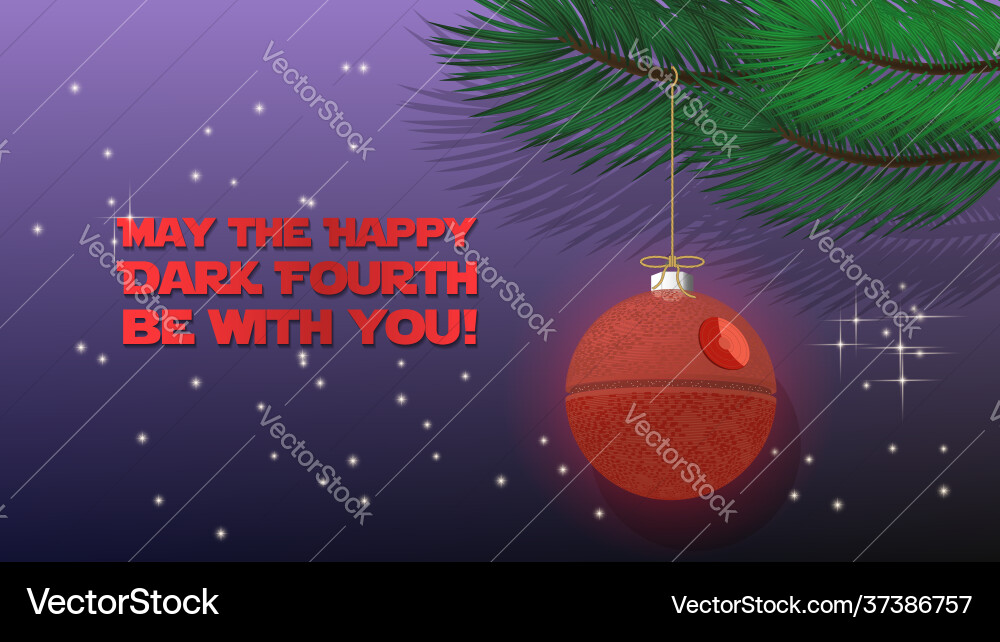 Holiday poster dedicated to may 4th happy Vector Image