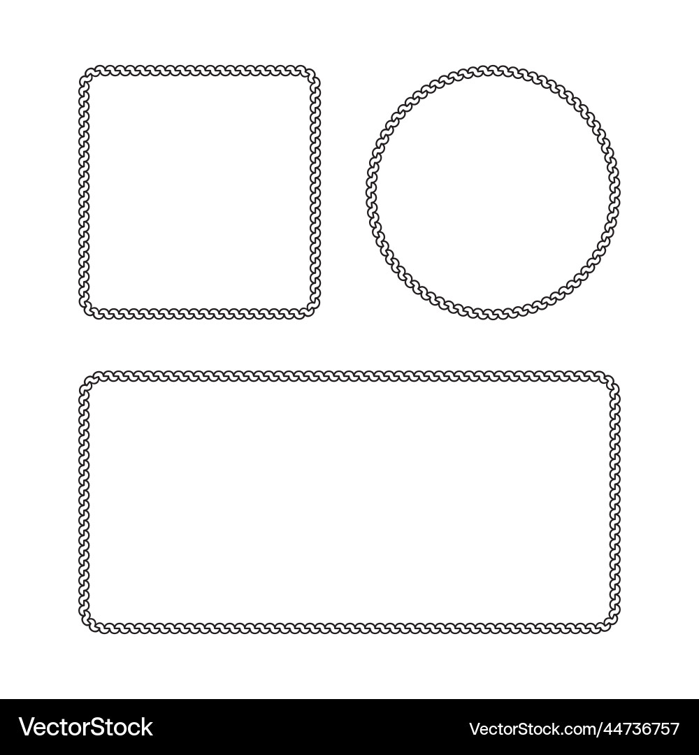 Knit frame Royalty Free Vector Image - VectorStock