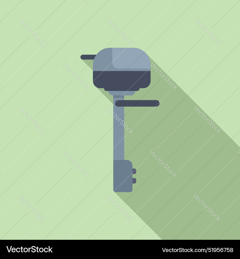 Boat motor engine powering nautical adventures Vector Image