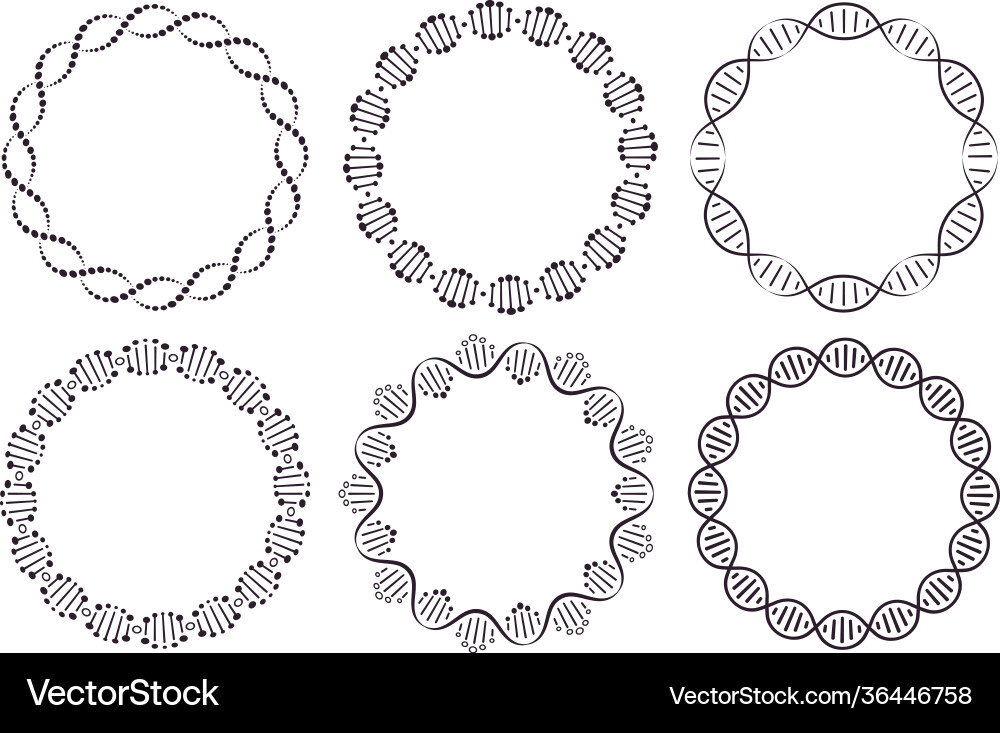 Dna Helix Circle Vector Images (over 1,100)