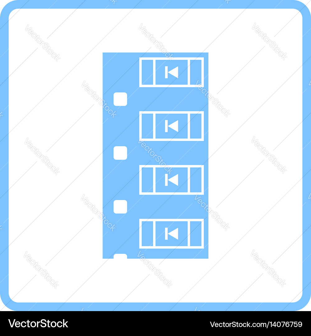 Diode smd component tape icon Royalty Free Vector Image