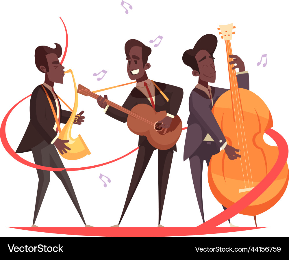 Jazz band Royalty Free Vector Image - VectorStock