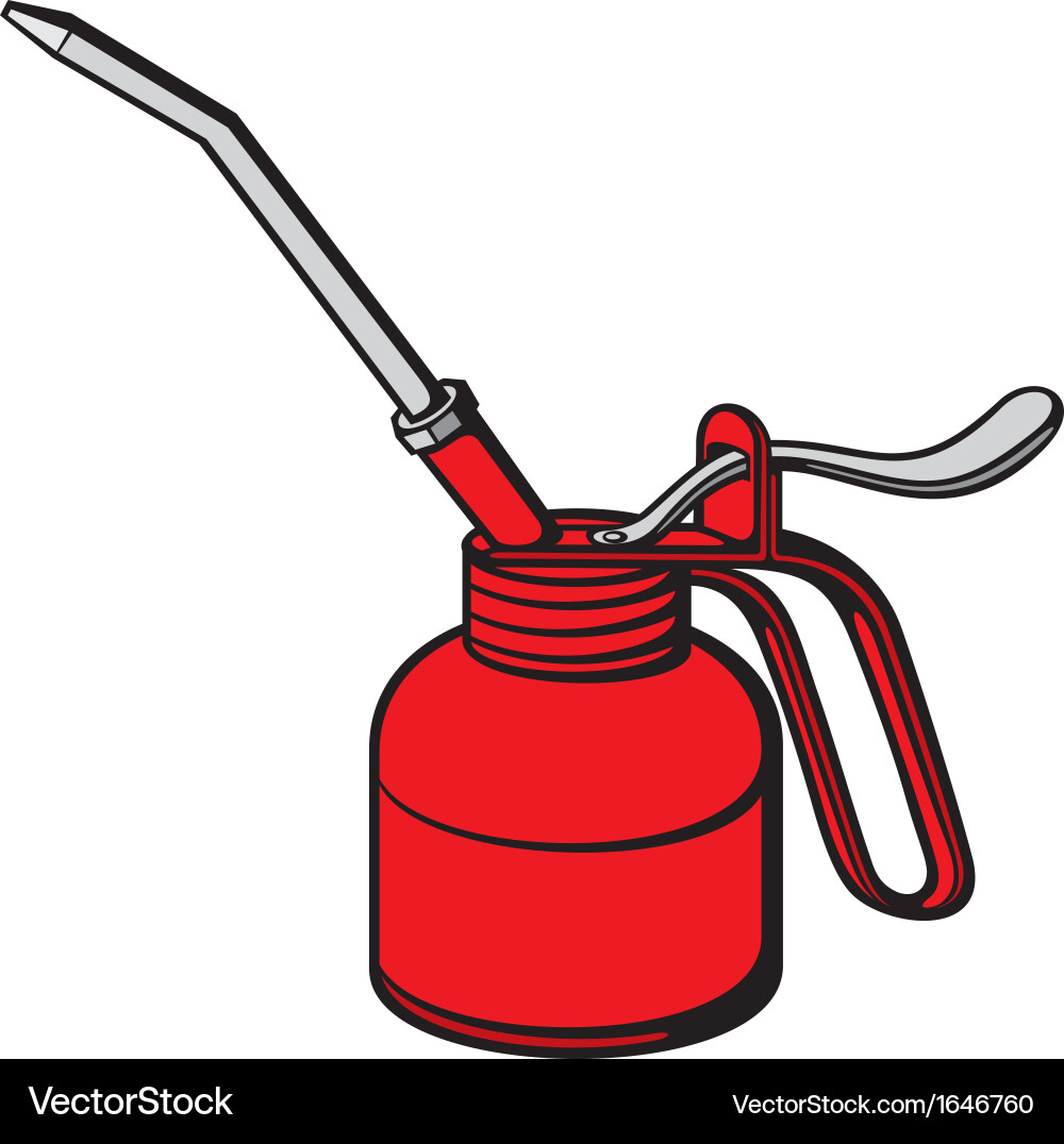 Oil can Royalty Free Vector Image - VectorStock
