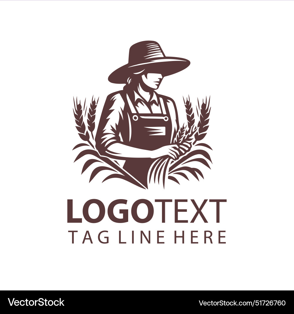 Stylish girl logo Royalty Free Vector Image - VectorStock