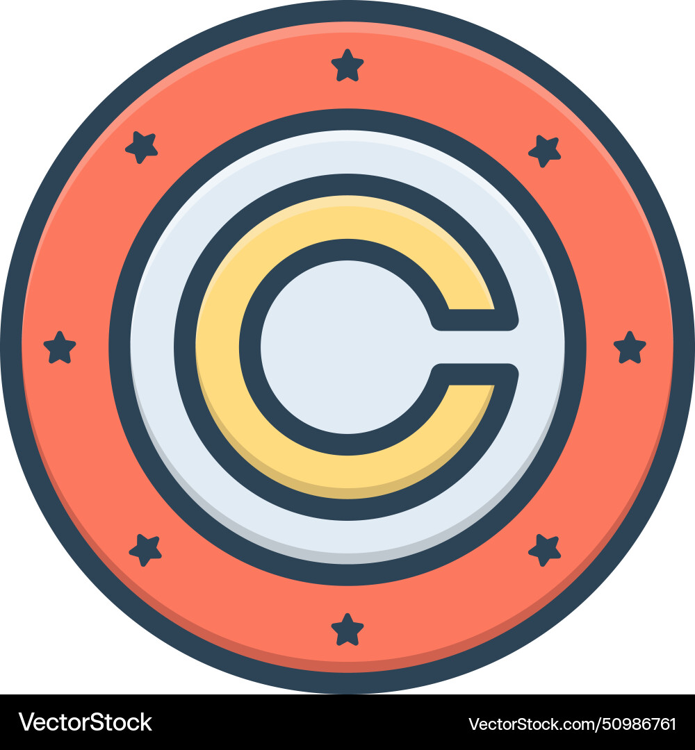 Copyright Royalty Free Vector Image - VectorStock