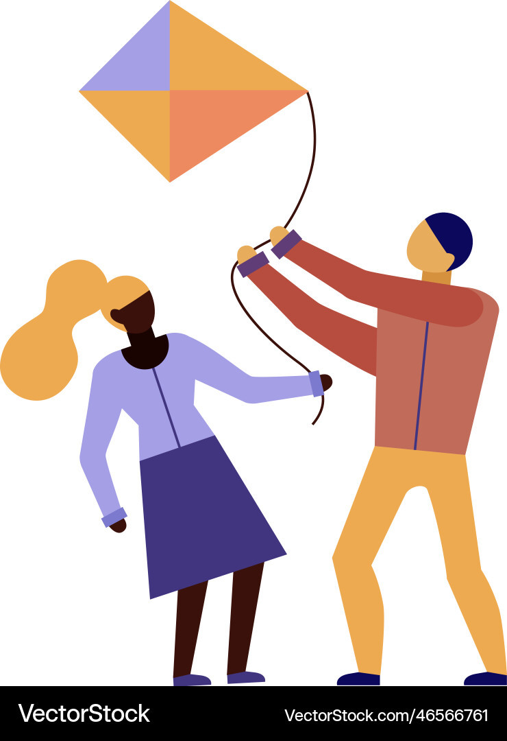 Effective teamwork concept Royalty Free Vector Image