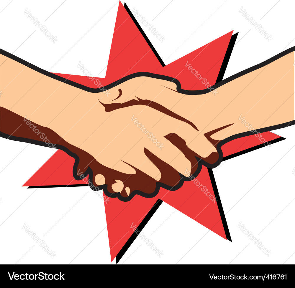 Handshake Royalty Free Vector Image - VectorStock
