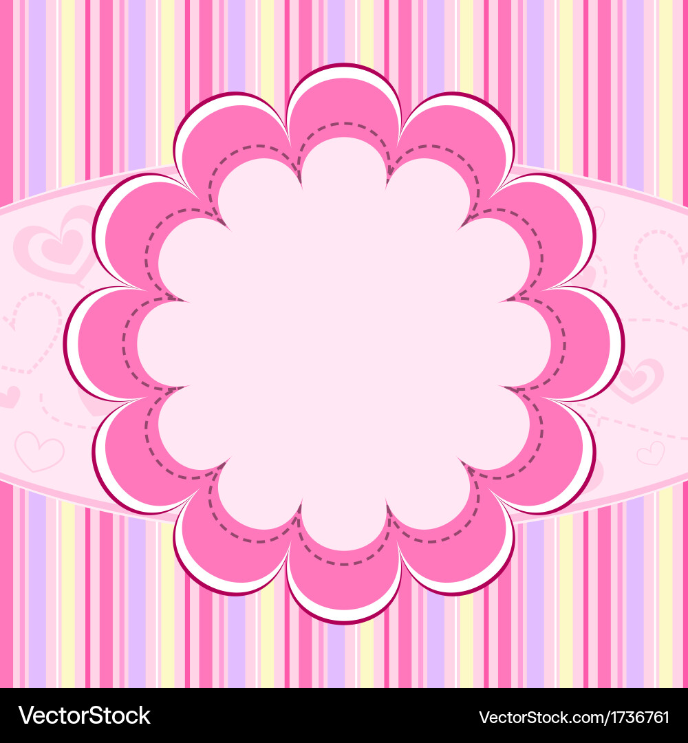 Pink kid background Royalty Free Vector Image - VectorStock