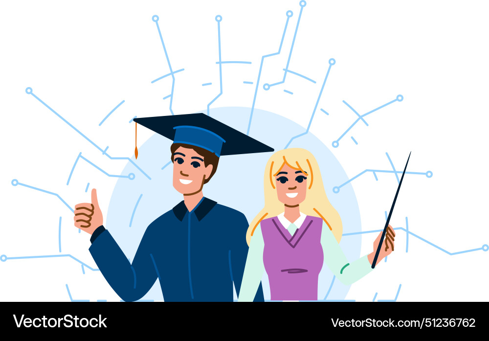 Digital edtech Royalty Free Vector Image - VectorStock
