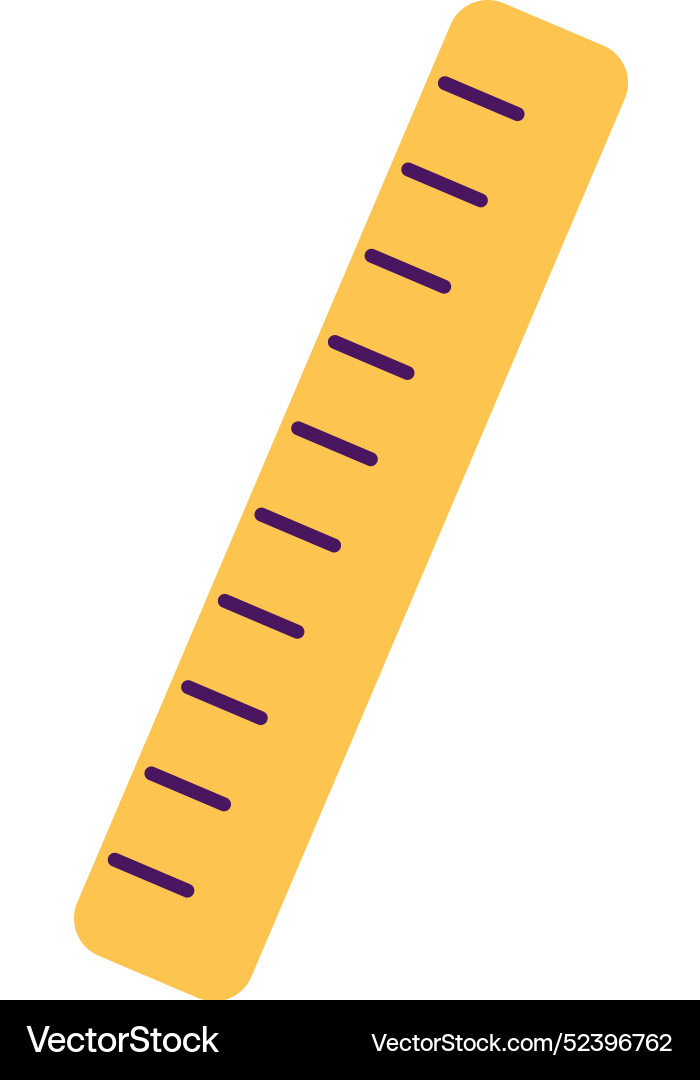 Ruler school accessory Royalty Free Vector Image