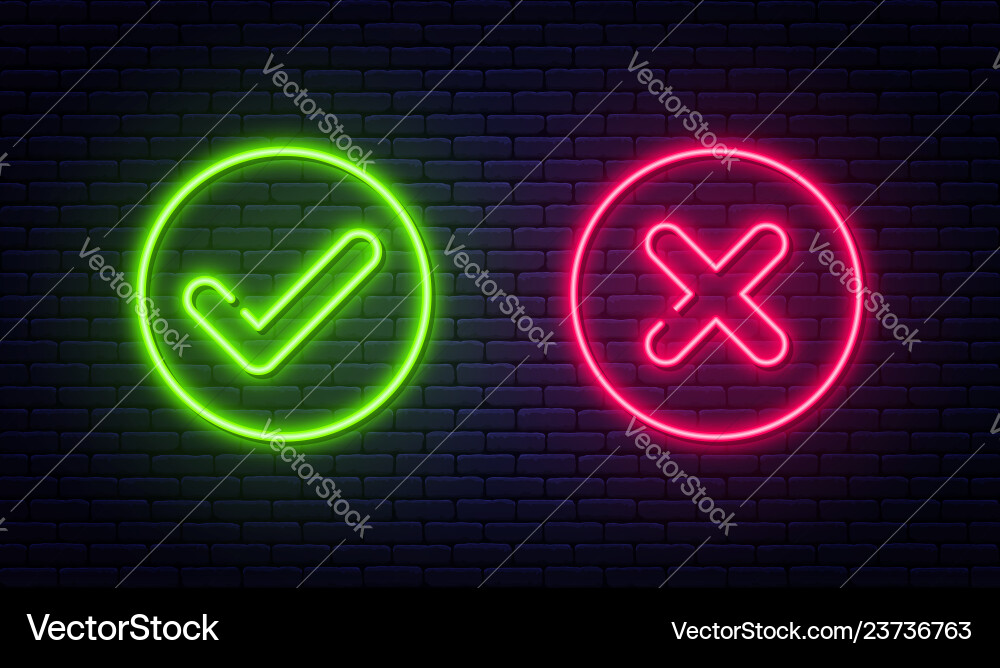Neon Check Mark Vector Images (over 3,400)