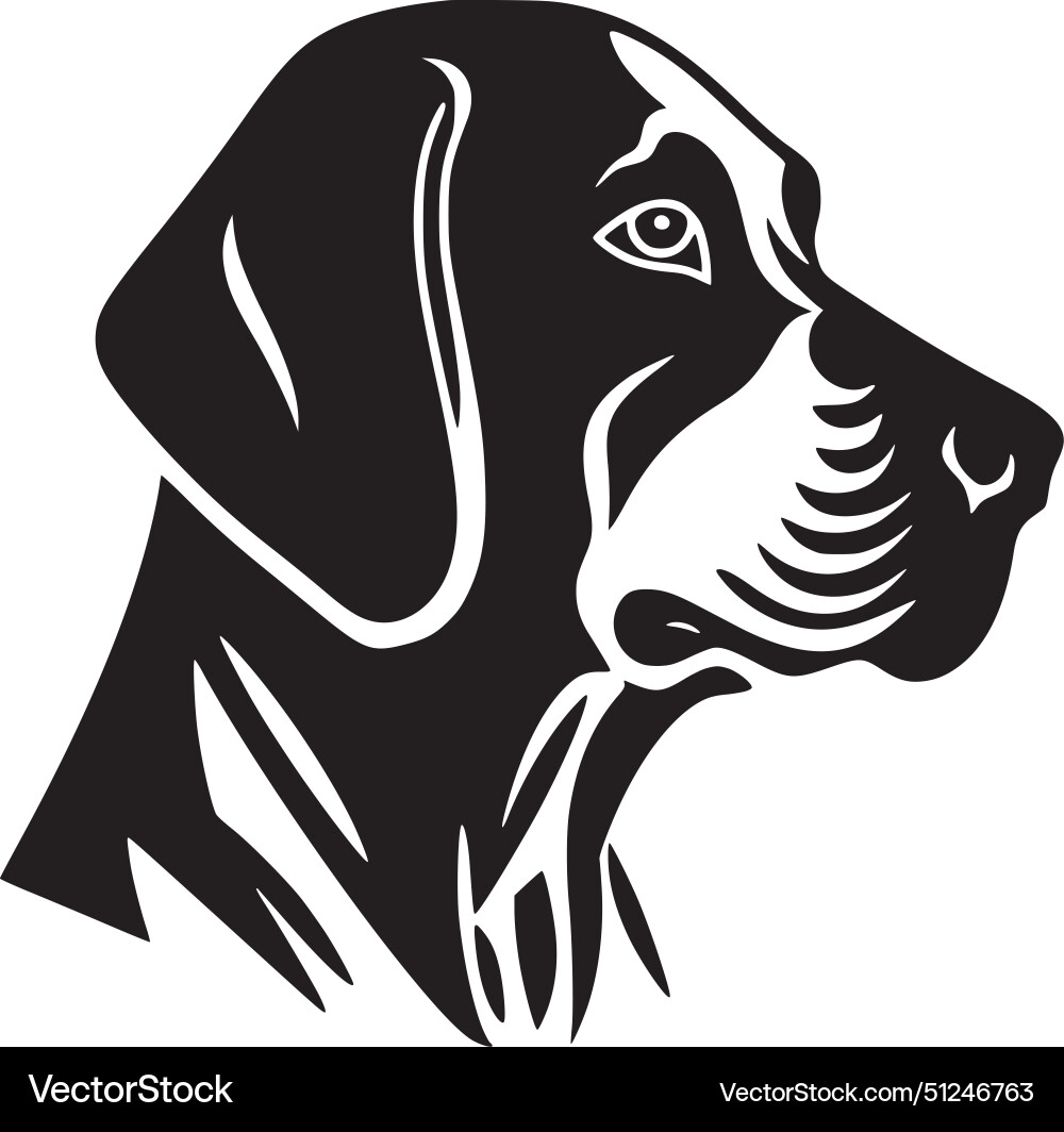 Dalmatian - minimalist and flat logo Royalty Free Vector