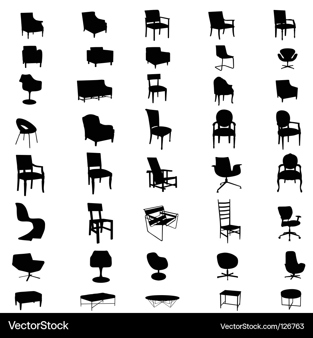 Furniture Royalty Free Vector Image - VectorStock