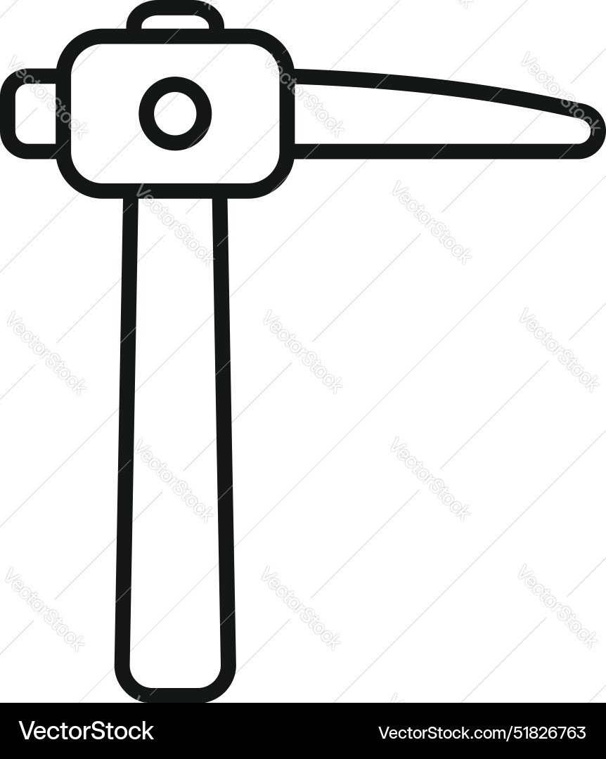 Hammer icon representing construction and repair Vector Image