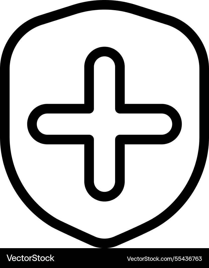 Health insurance icon Royalty Free Vector Image