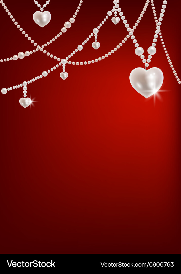 Maroon Pearl Ornament Background Royalty Free Vector Image