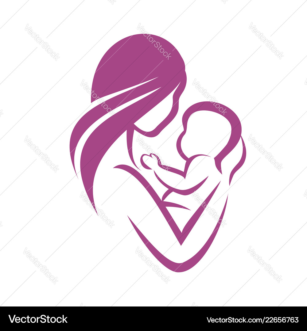 Mother And Child Symbol 36,428 Mother Child Care Logo Images, Stock
