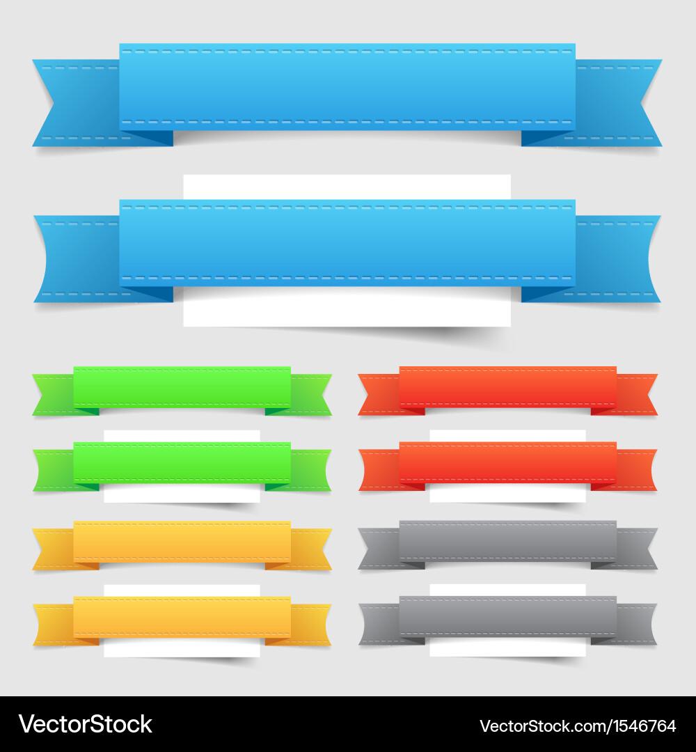 Design elements banners Royalty Free Vector Image