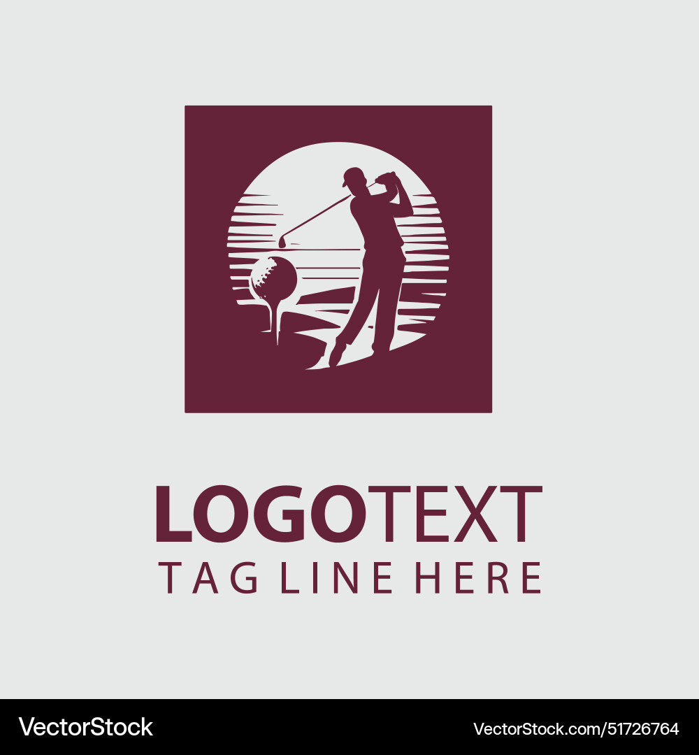 Golf logo Royalty Free Vector Image - VectorStock