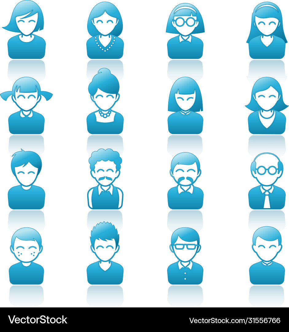 Cute avatars Royalty Free Vector Image - VectorStock