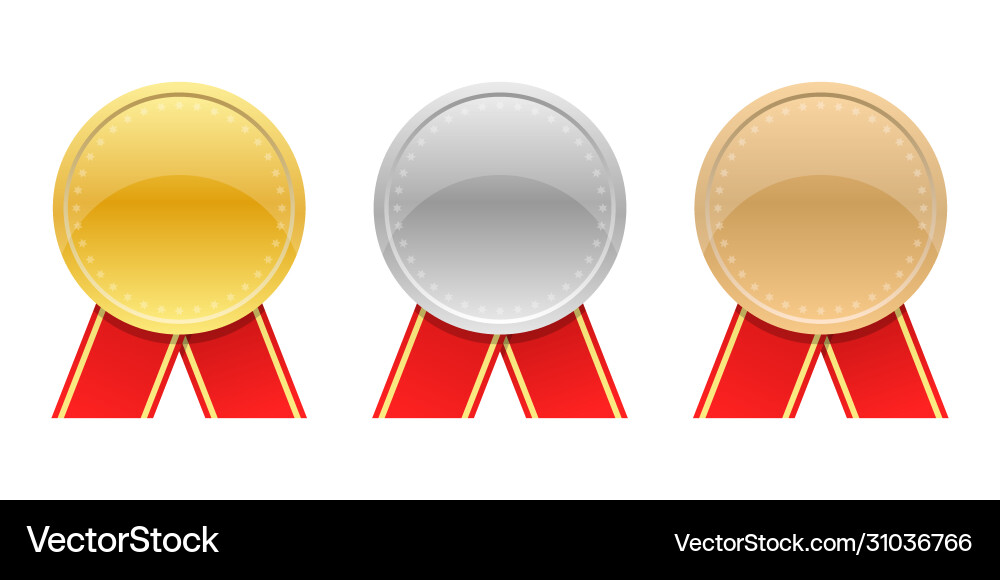 Winner medal Royalty Free Vector Image - VectorStock
