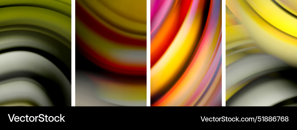 Blurred color line backgrounds Royalty Free Vector Image