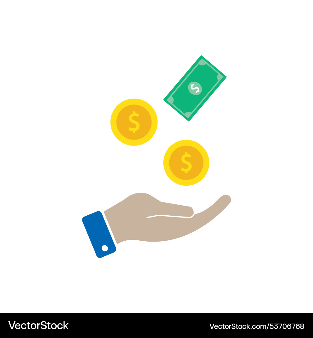 Geld Icon Lizenzfreies Vektorbild - VectorStock