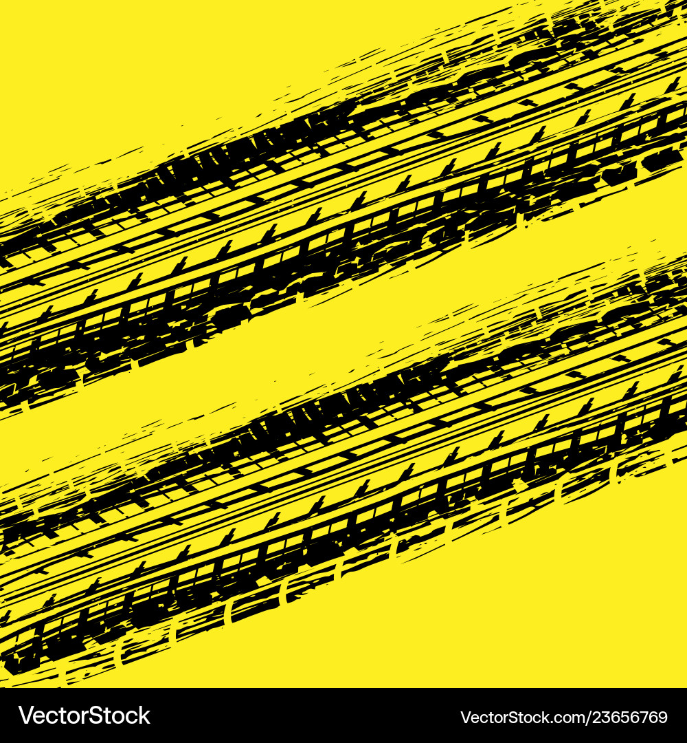 Black and yellow track background Royalty Free Vector Image