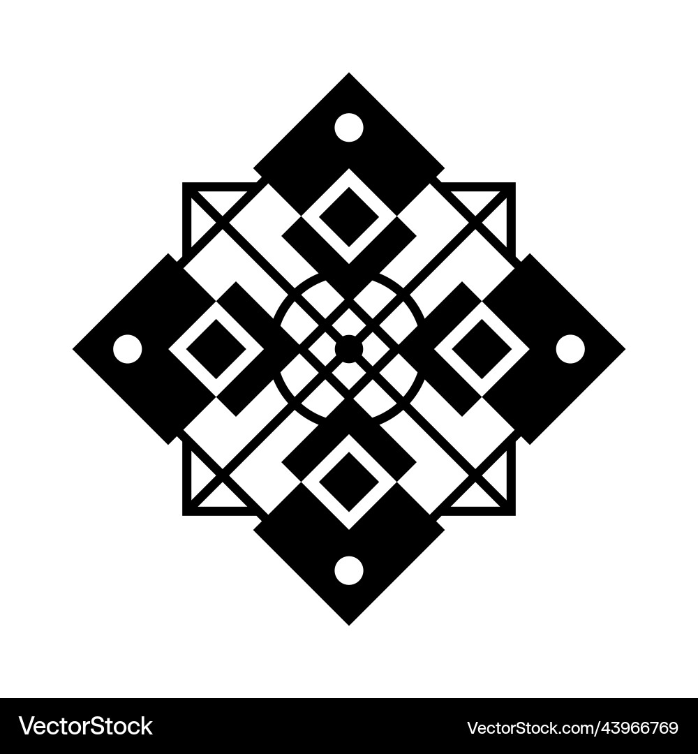 Dayak etnik design Royalty Free Vector Image - VectorStock