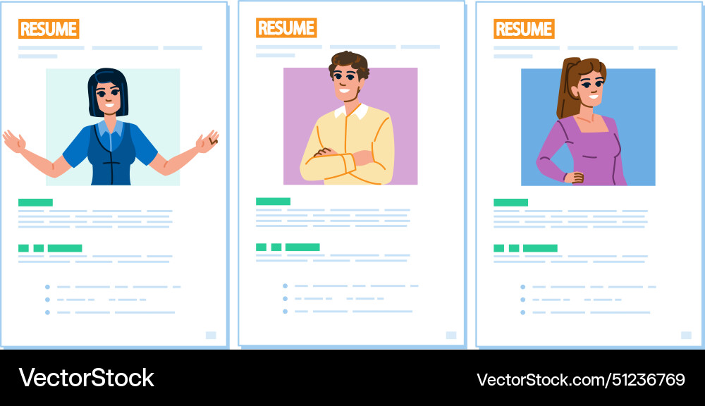 Interview employee recruitment Royalty Free Vector Image