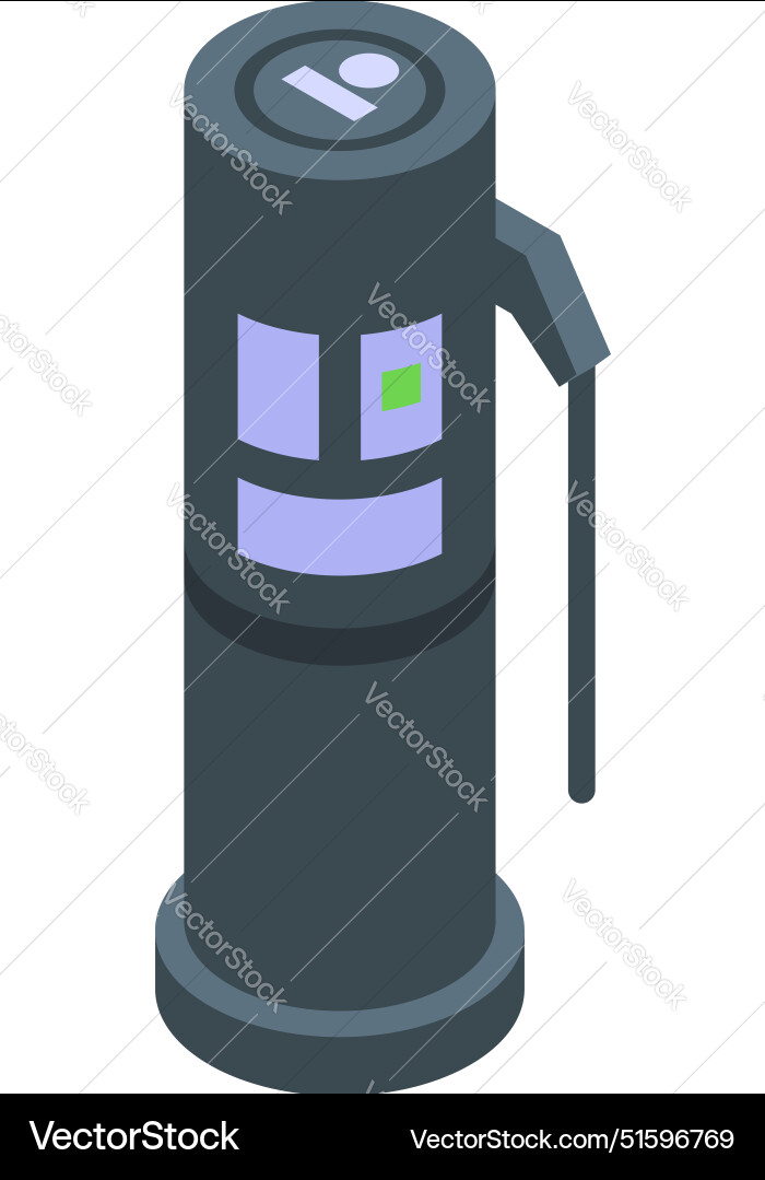 Modern electric vehicle charging station Vector Image