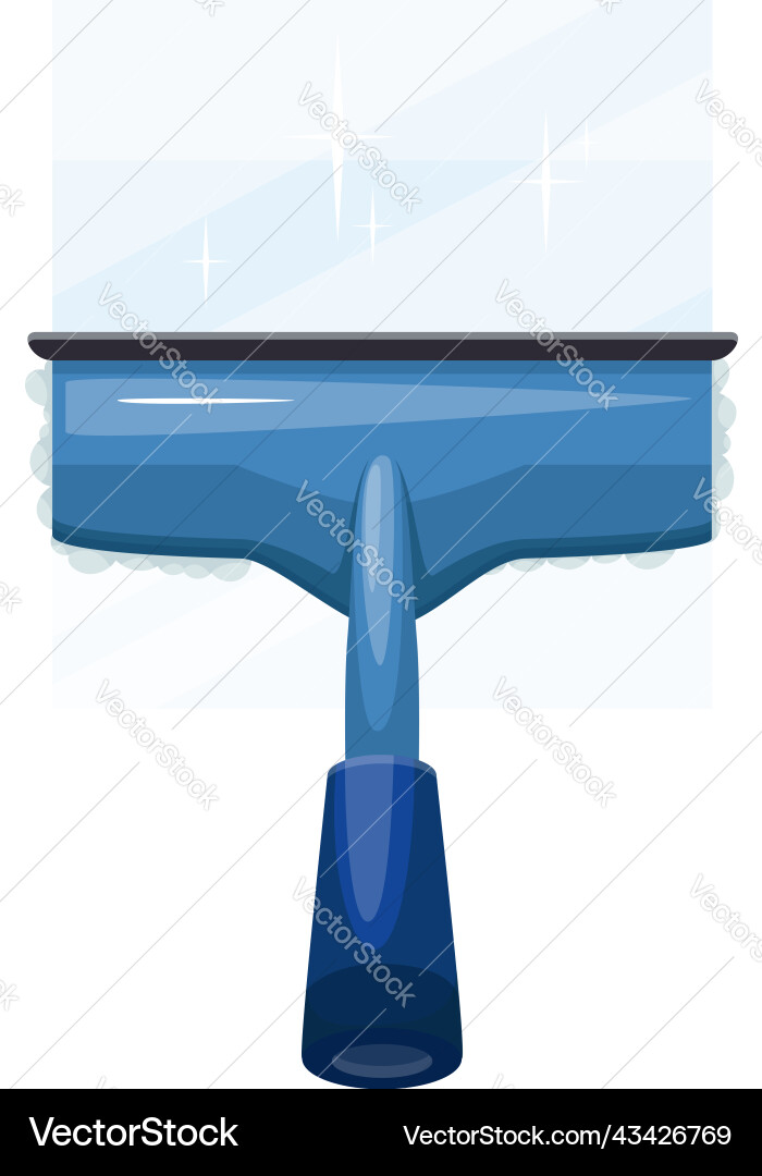 Scraper to clean windows Royalty Free Vector Image