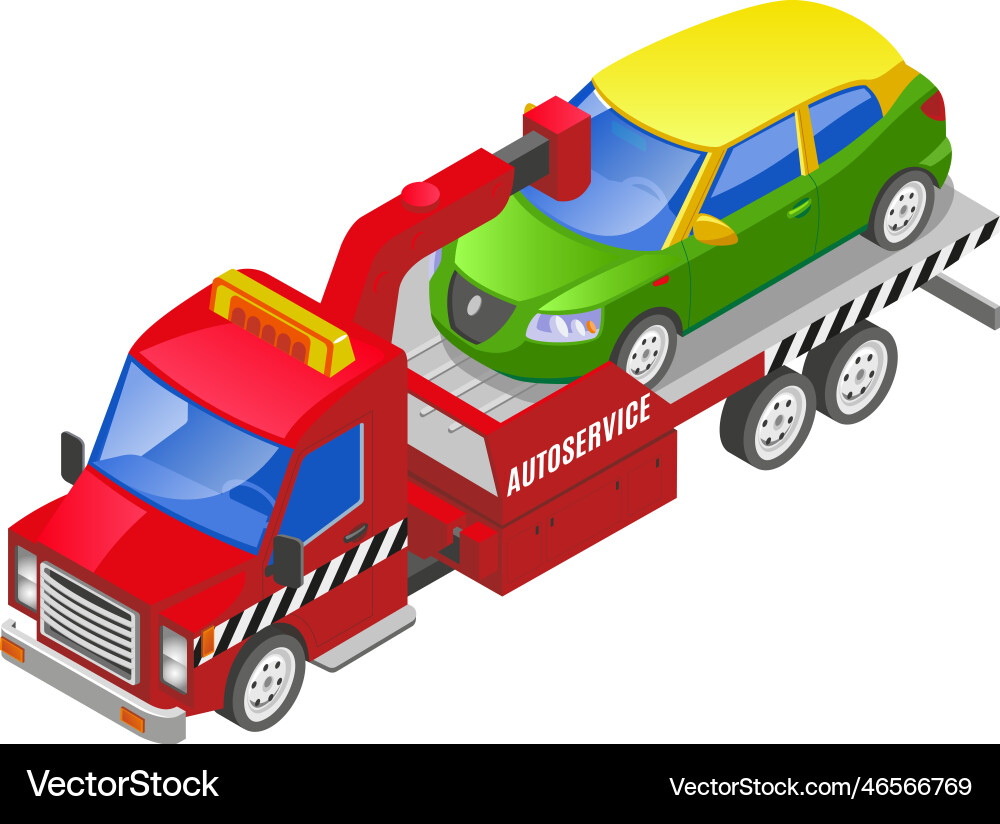 Tow truck icon Royalty Free Vector Image - VectorStock