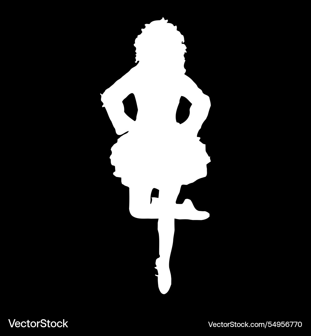 Irish dancer Royalty Free Vector Image - VectorStock