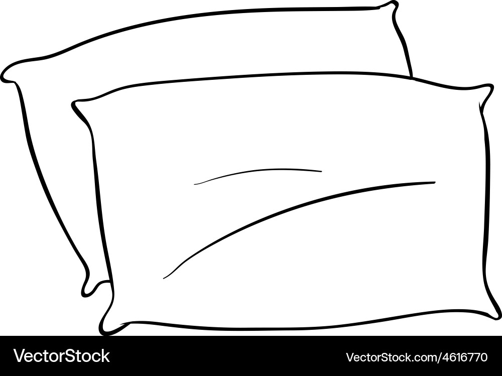 Pillows Royalty Free Vector Image - VectorStock