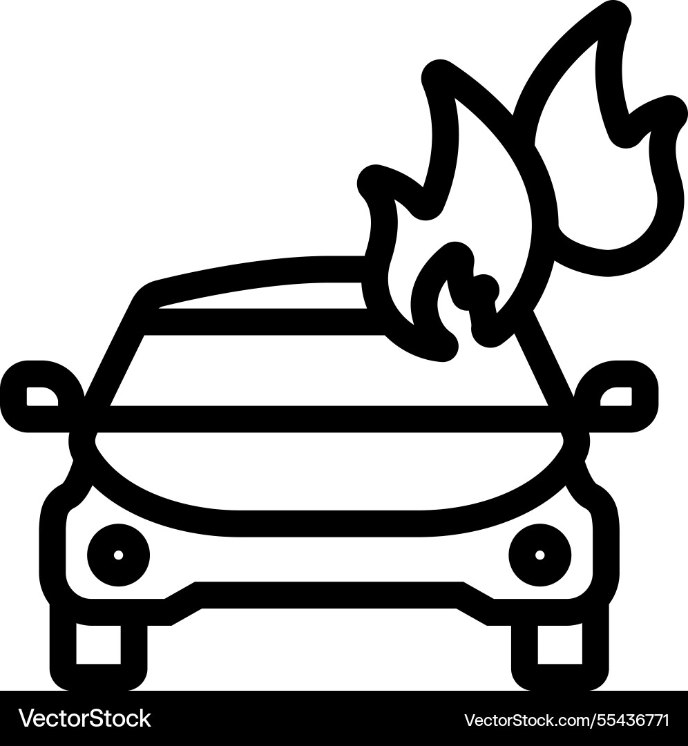Fire insurance icon Royalty Free Vector Image - VectorStock