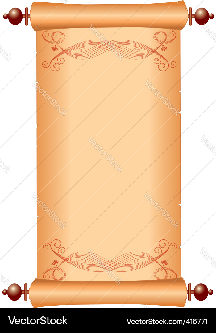 Scroll Royalty Free Vector Image - VectorStock