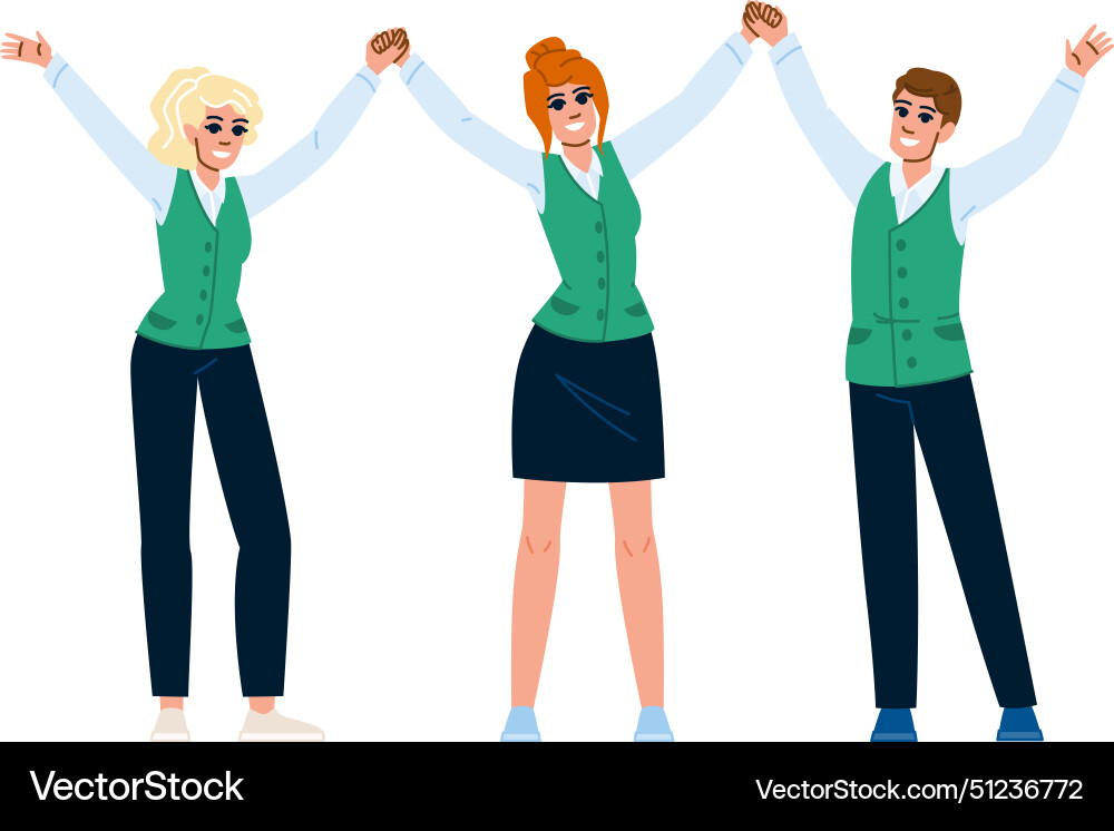 Company employee relations Royalty Free Vector Image