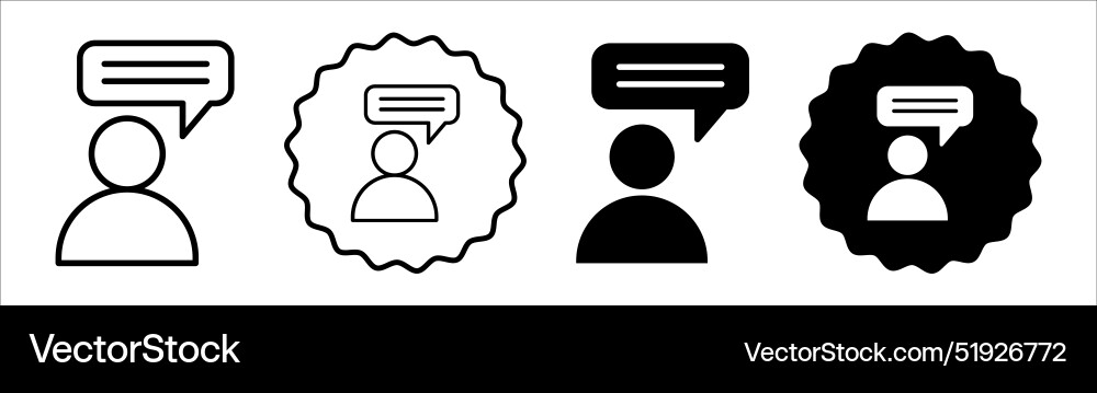 Consulting icon symbol set collection consulting Vector Image