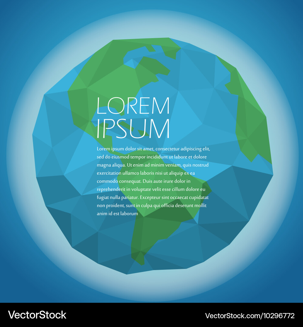 Earth template for a text Royalty Free Vector Image