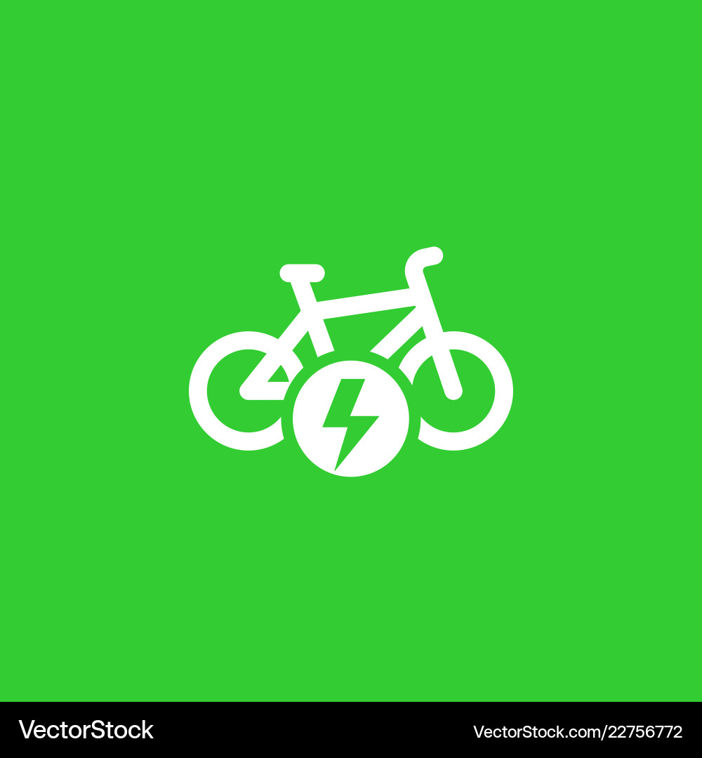 Electric bike Royalty Free Vector Image - VectorStock