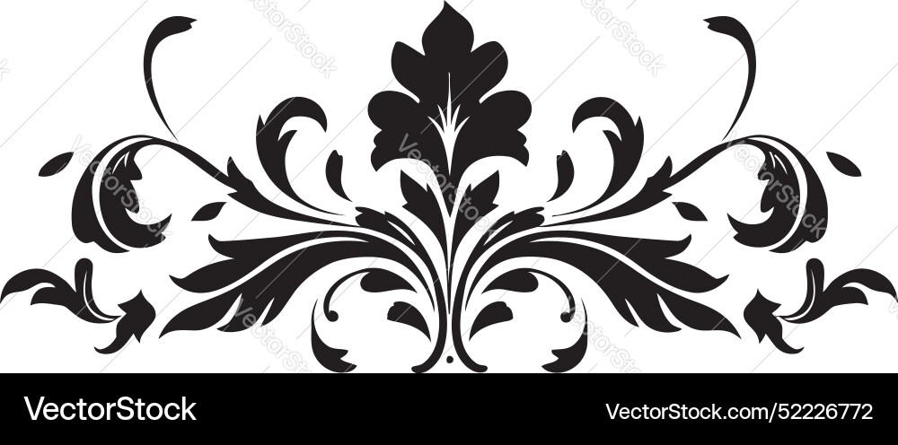 Epoch elegance monochrome logo design Royalty Free Vector