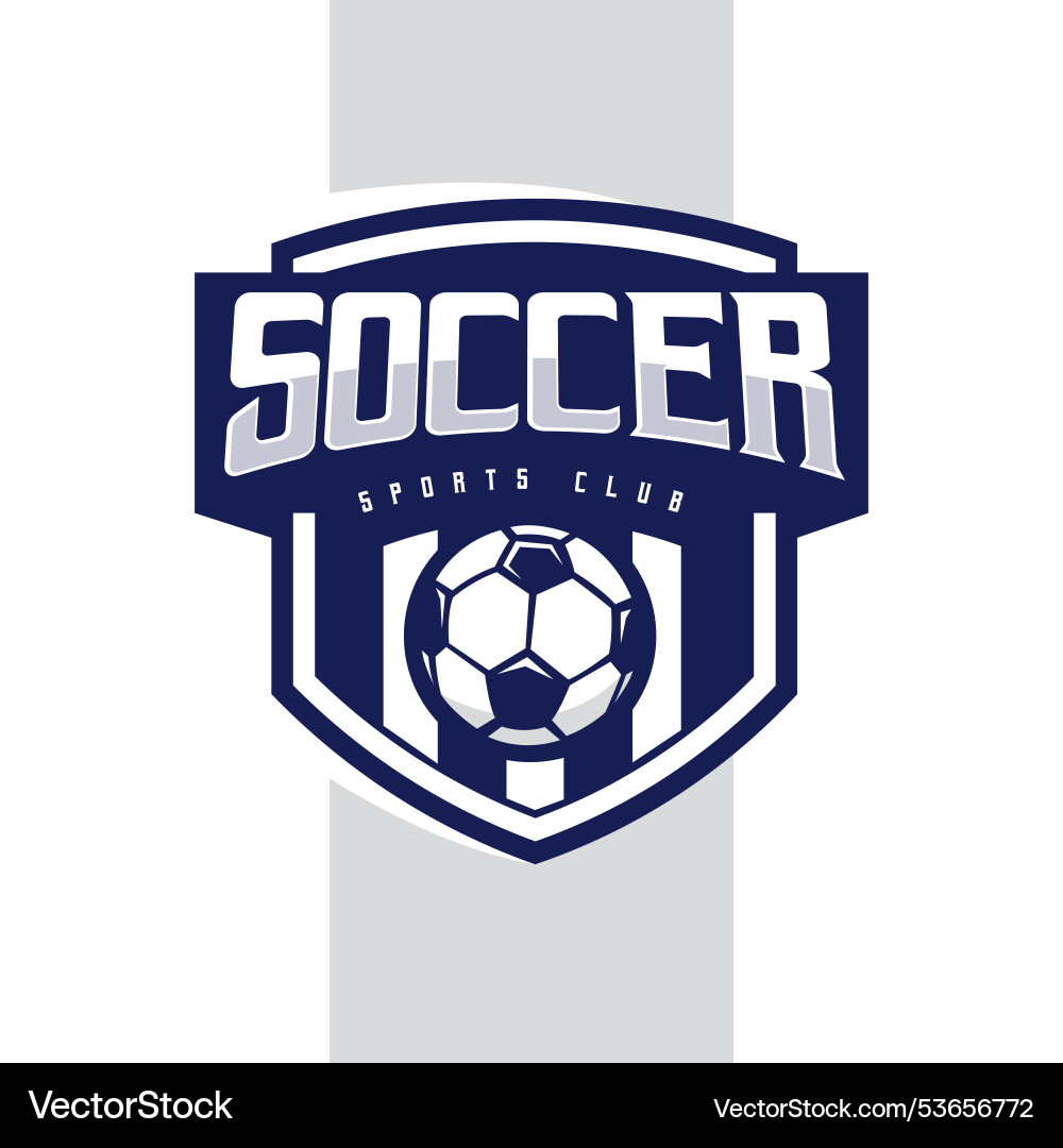 Soccer Badge Icon Royalty Free Vector Image - VectorStock