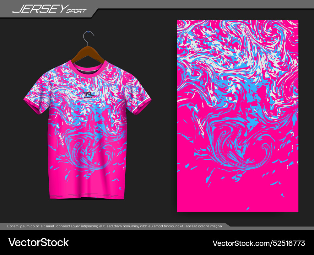 Sports geometric racing jersey design Royalty Free Vector