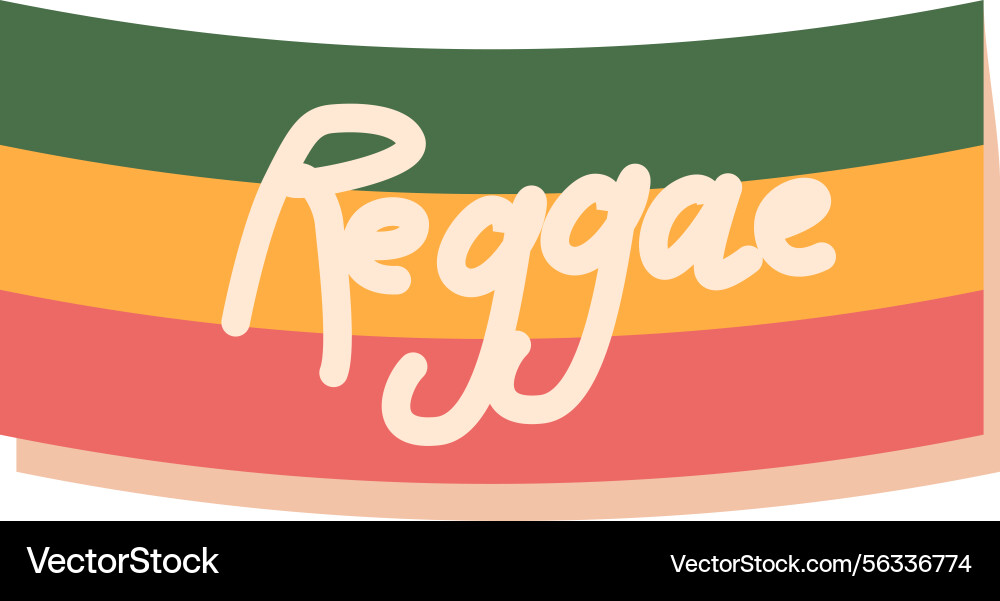 Vibrant Reggae Flag Royalty Free Vector Image - VectorStock