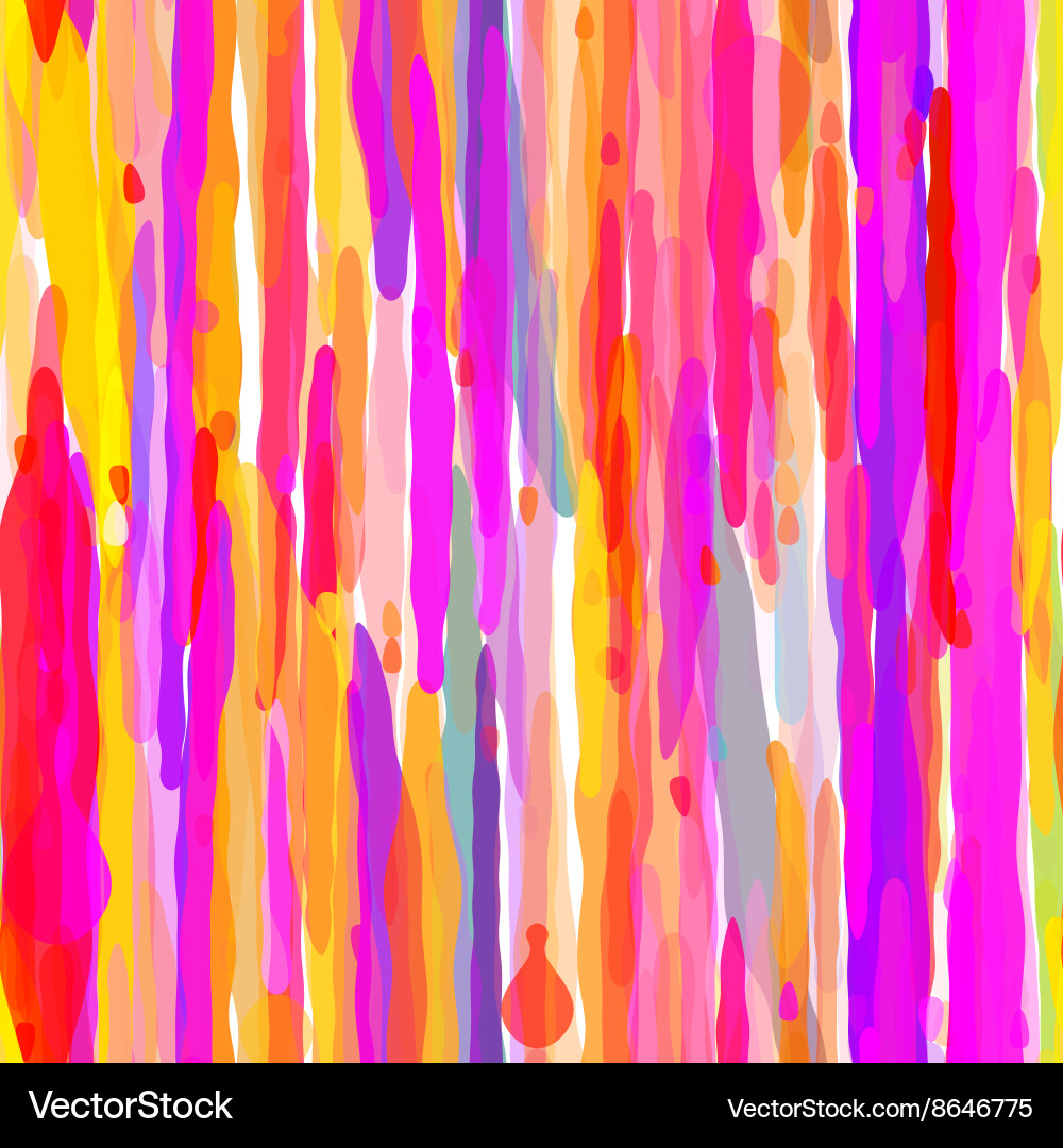 Abstract colorful drip seamless pattern Royalty Free Vector