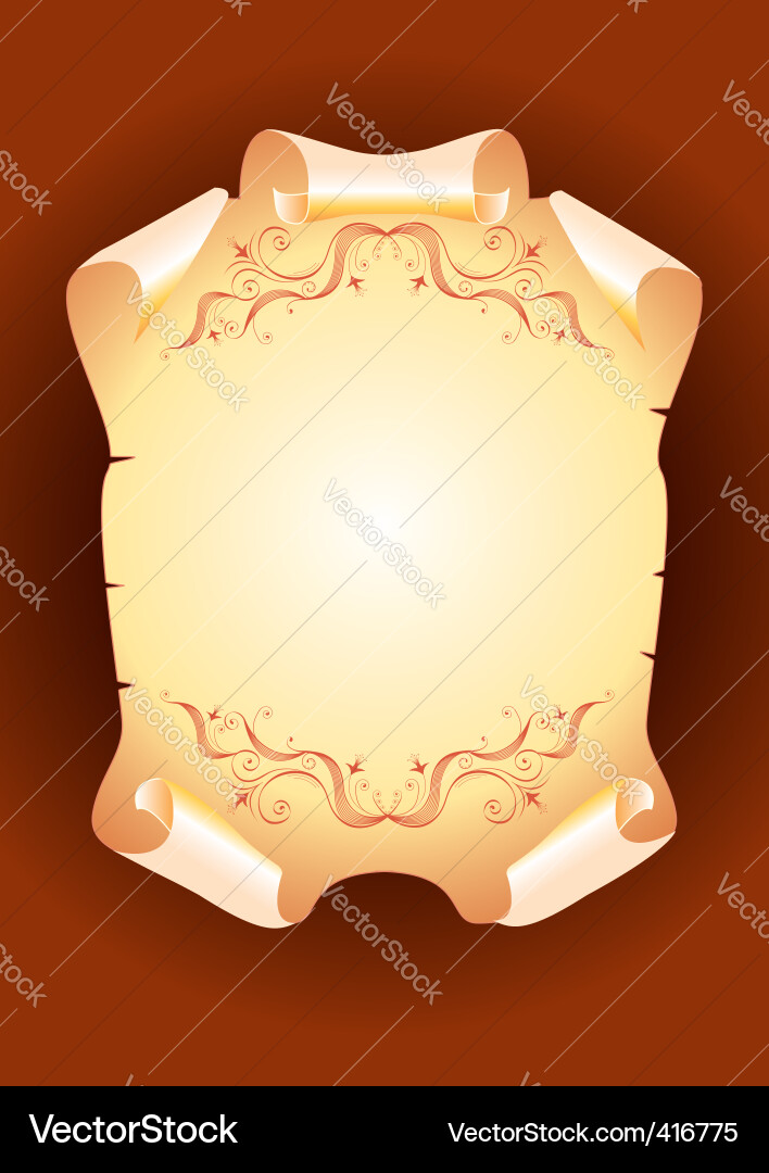 Scroll Royalty Free Vector Image - VectorStock