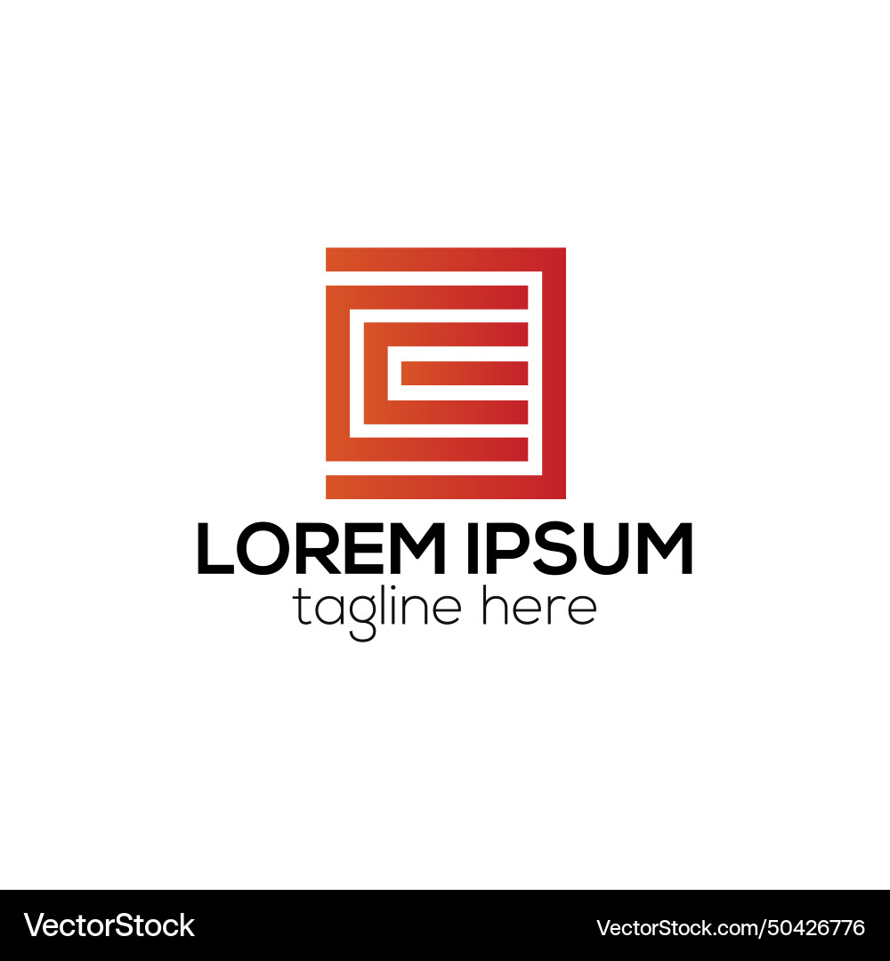 Abstract initial monogram ccc letter logo template